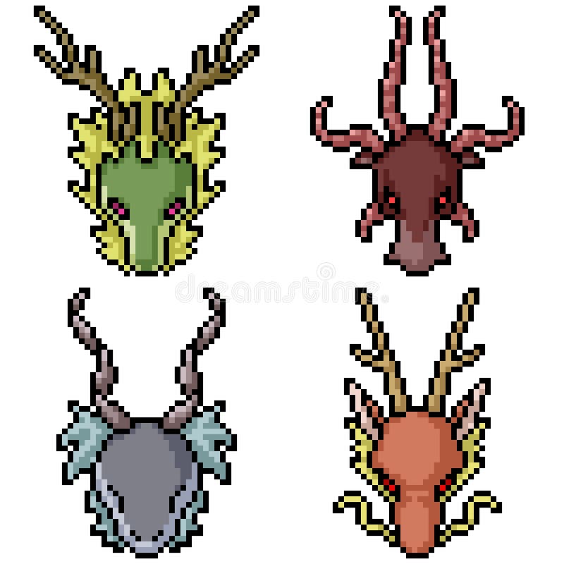 Pixel Dragon Stock Illustrations – 627 Pixel Dragon Stock Illustrations ...