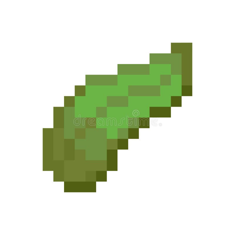 Pixel art of Kelp. stock vector. Illustration of cute - 219215263