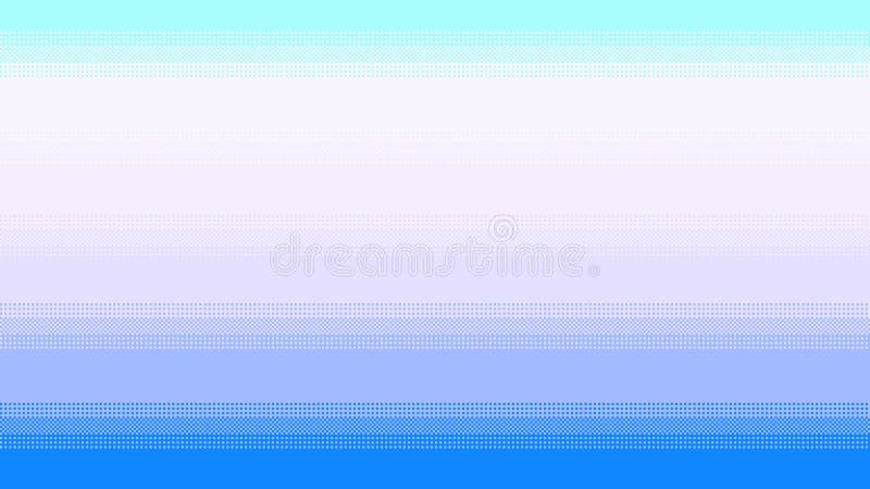 Pixel Art Light Blue Colored Gradient Background. Dithering Vector ...