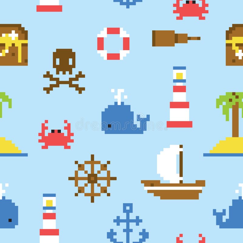 Pixel Art Icon Fish Stock Illustrations – 1,078 Pixel Art Icon Fish ...