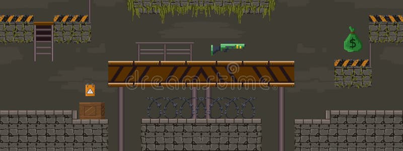 3D Pixel-Art Underground Subway Metro Station Stock Illustration ...