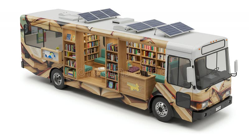 Pixel Art Mobile Library Bus Stock Illustrations – 5 Pixel Art Mobile ...