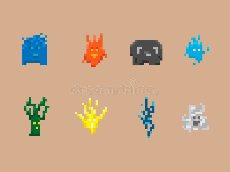 Water Elemental Creature Monster Stock Illustrations – 33 Water ...