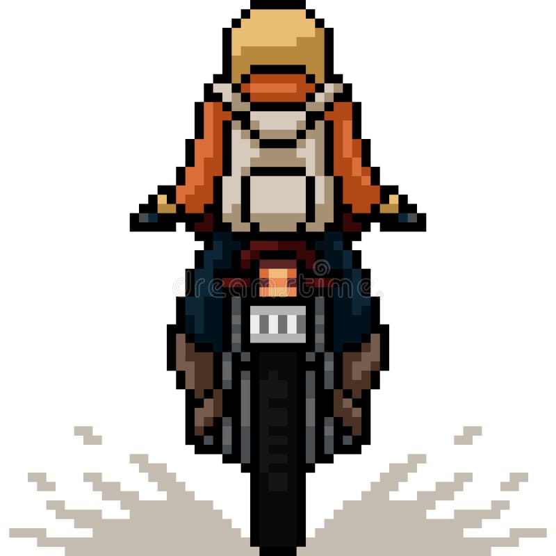Motorcycle Pixel Stock Illustrations – 619 Motorcycle Pixel Stock ...