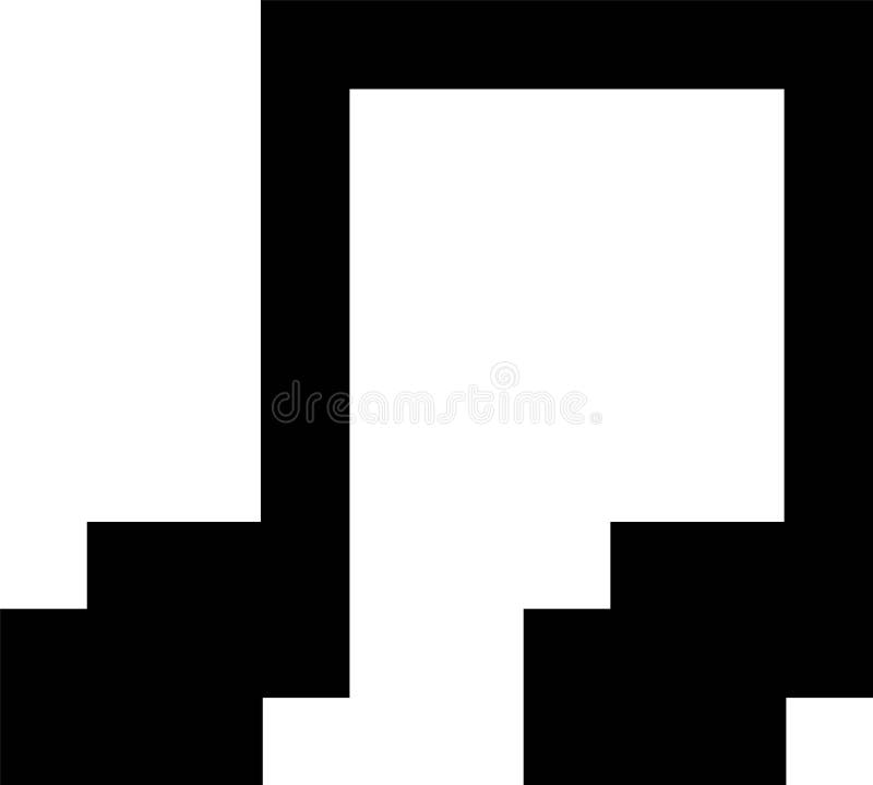 Pixel Art Music Note stock vector. Illustration of song - 347046418