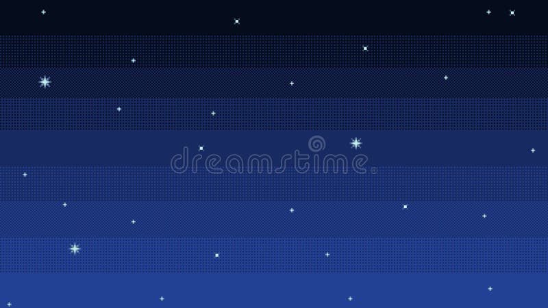 Pixel Art Animated Hearts Rising Up on a Green Screen. Love Concept ...