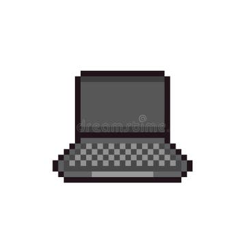 Pixel Art - Notebook, Illustration Stock Vector - Illustration of ...
