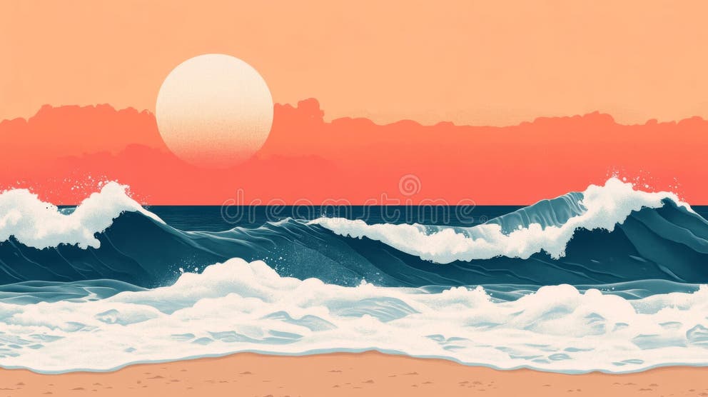 Pixel Art Ocean Sunset Stock Illustrations – 1,484 Pixel Art Ocean ...