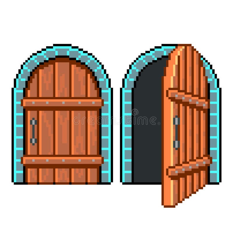 Bit Pixel Door Stock Illustrations – 303 Bit Pixel Door Stock ...
