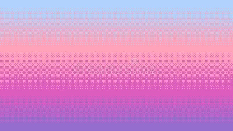 Pixel Art Gradient Color Background. Seamless Dithering Vector ...