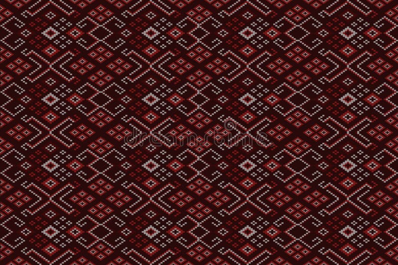 Pixel Art Pattern Seamless for Fabric Geometric Ethnic Pattern Seamless ...