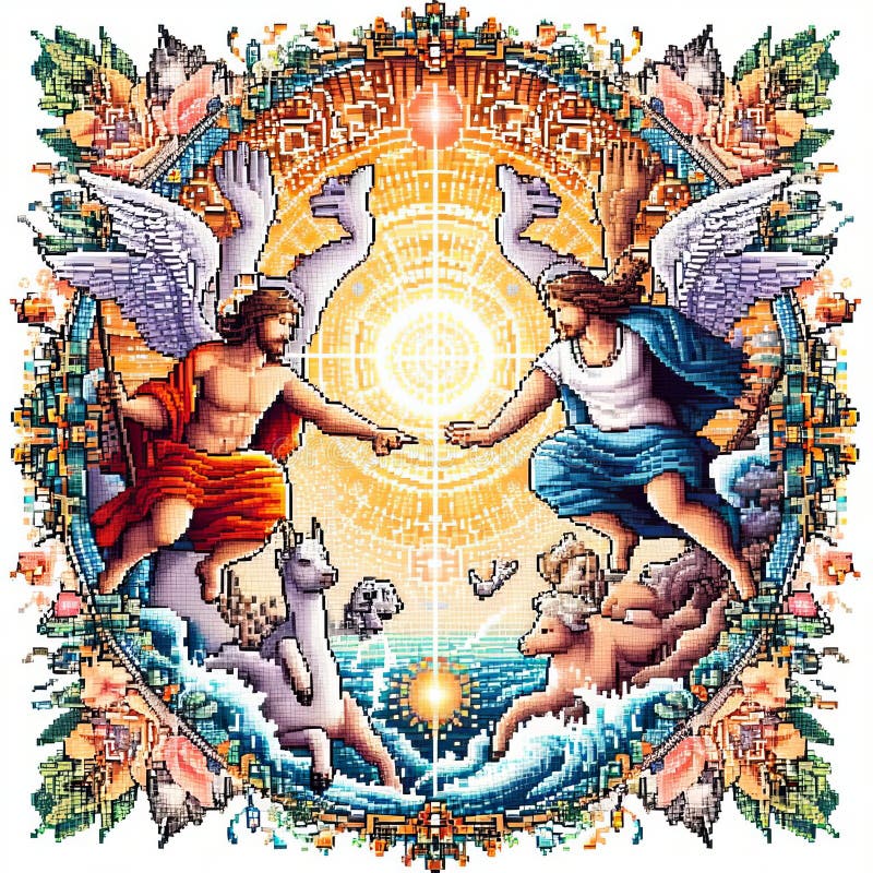 Pixel Art Patterns Pixel Art Posters Showcasing Intricate and Stock ...