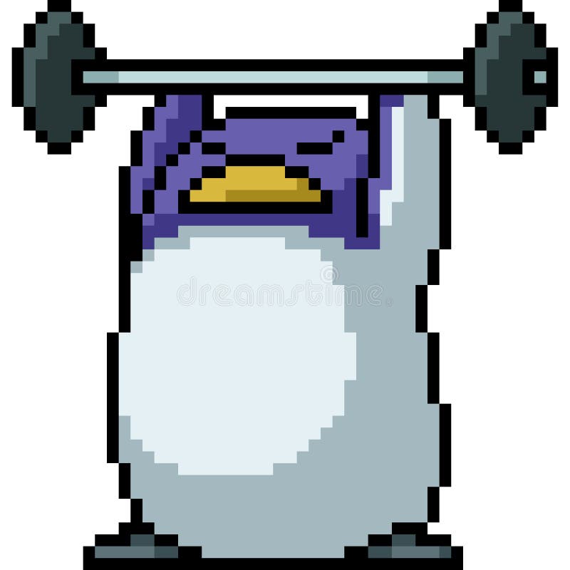 Pixel Art Set Man Work Overtime Stock Vector - Illustration of white ...