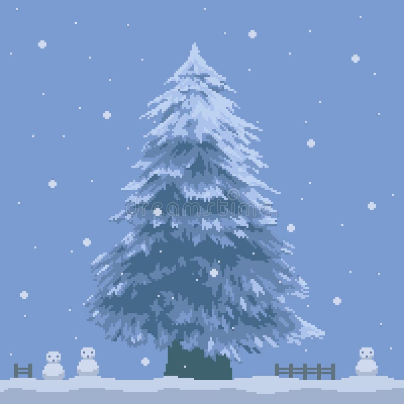 Pixel Art Pine Tree Stock Illustrations – 565 Pixel Art Pine Tree Stock ...