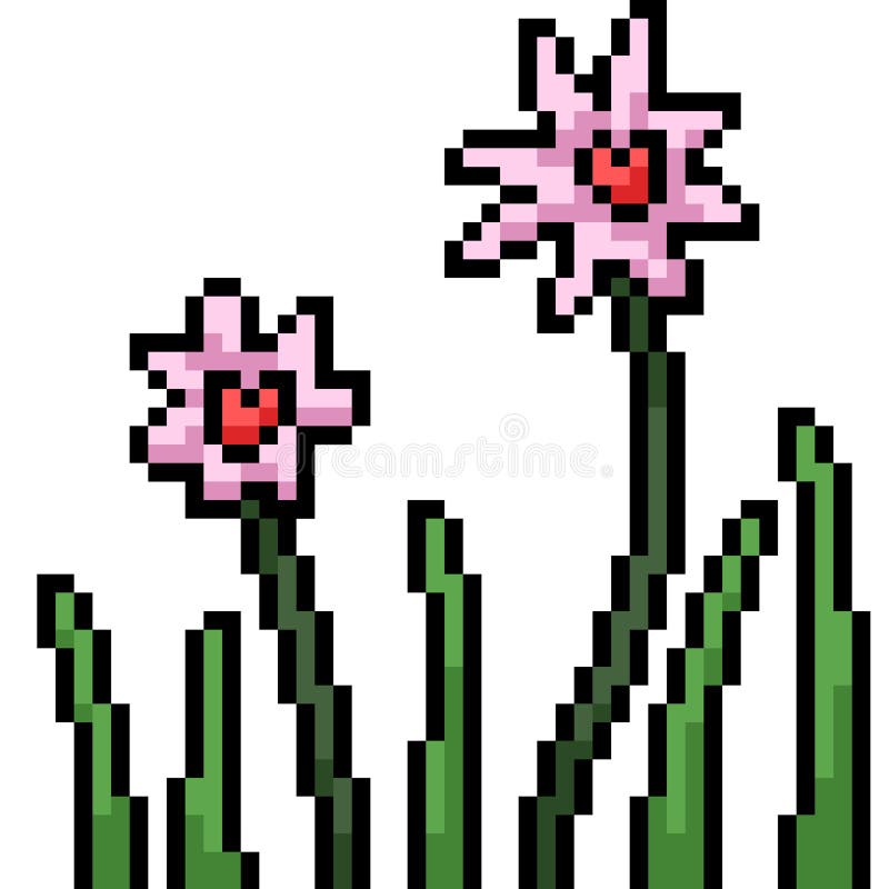 Pixel Art Icon Flower Stock Illustrations – 1,902 Pixel Art Icon Flower ...