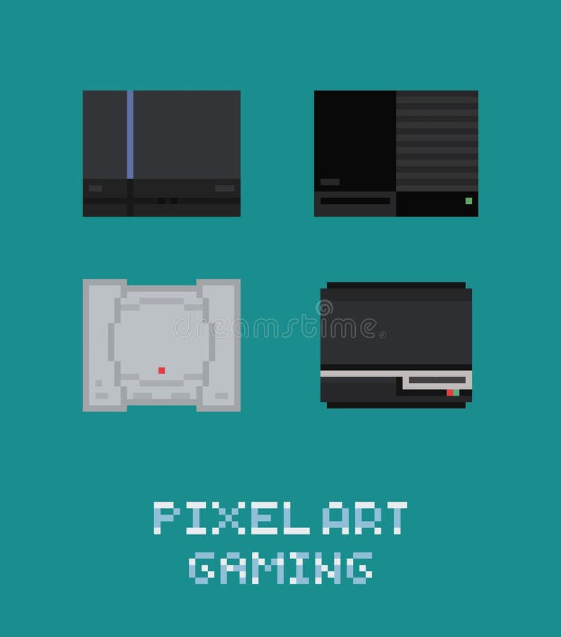 Pixel art retro video game stock vector. Illustration of monitor - 60507199