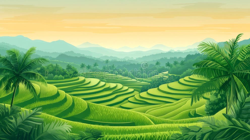 Pixel Art Rice Terraces Stock Illustrations – 74 Pixel Art Rice ...