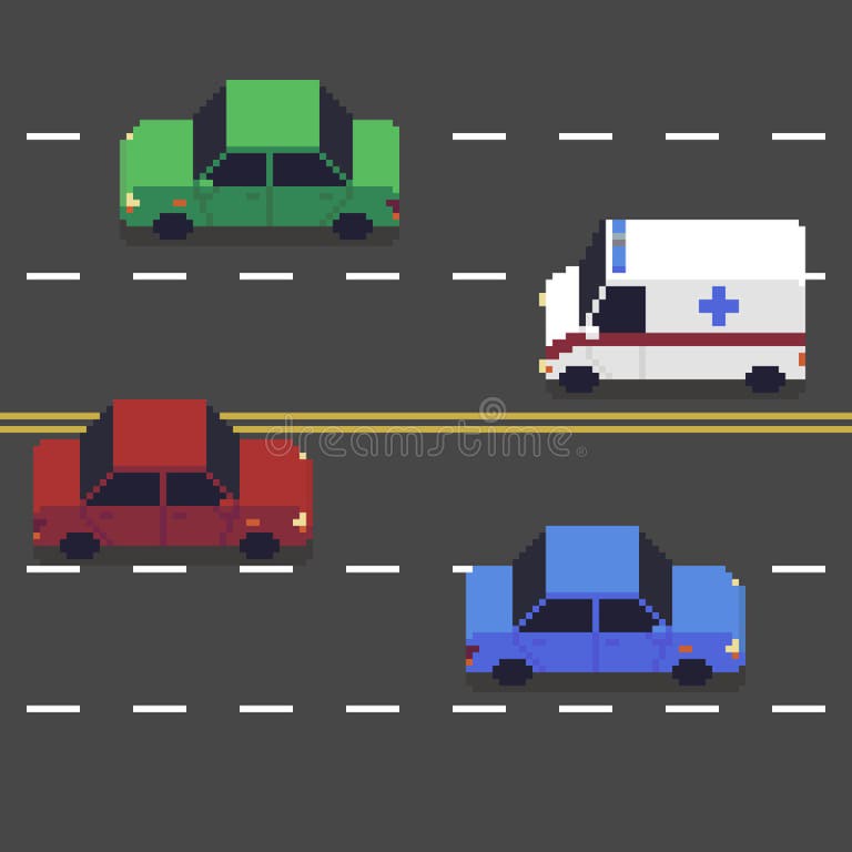 Pixel Art Road Stock Illustrations – 3,446 Pixel Art Road Stock ...