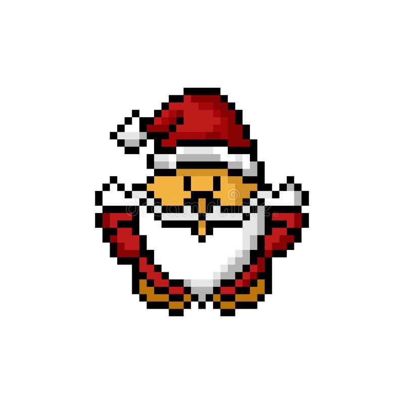 Vector Pixel Art Santa Claus Stock Illustrations – 413 Vector Pixel Art ...