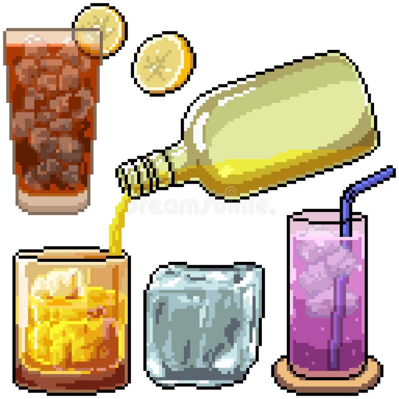 Alcohol Pixel Art Stock Illustrations – 364 Alcohol Pixel Art Stock ...