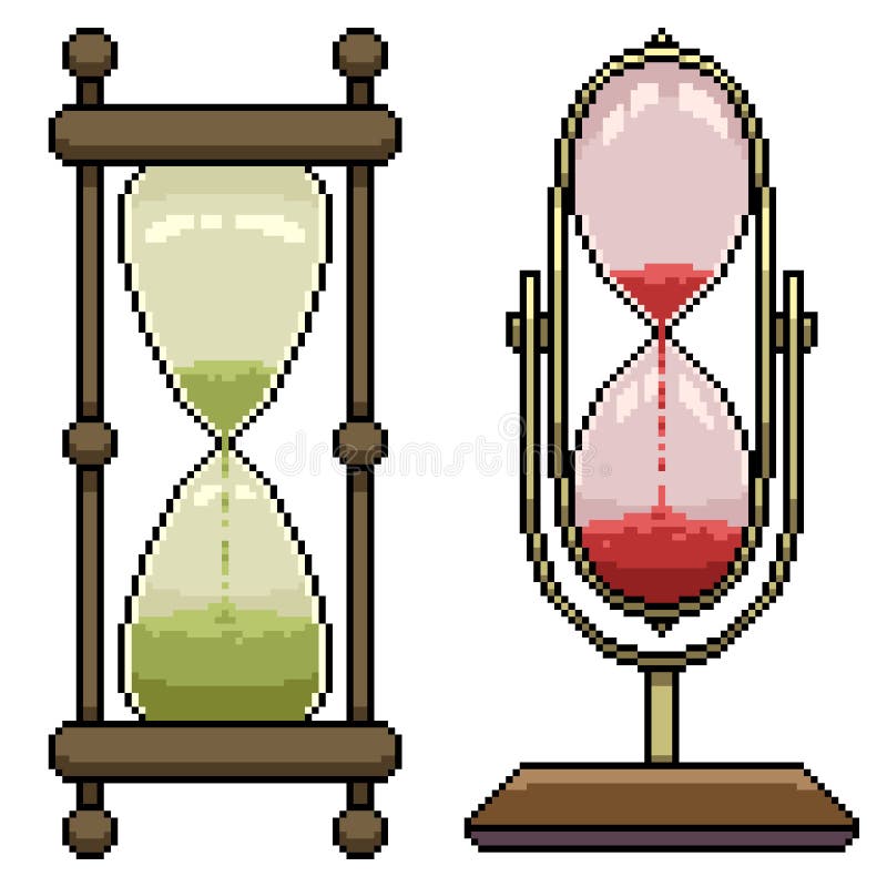 Pixel Hourglass Stock Illustrations – 1,292 Pixel Hourglass Stock ...