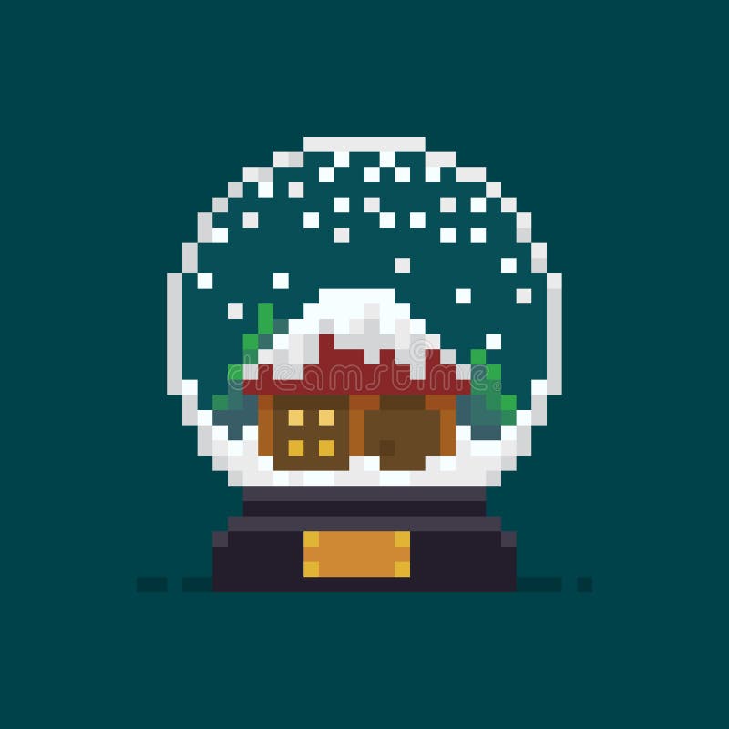Minecraft Snowball Pixel Art