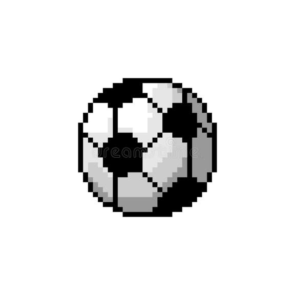 Pixel Art Soccer Ball Stock Illustrations – 309 Pixel Art Soccer Ball ...