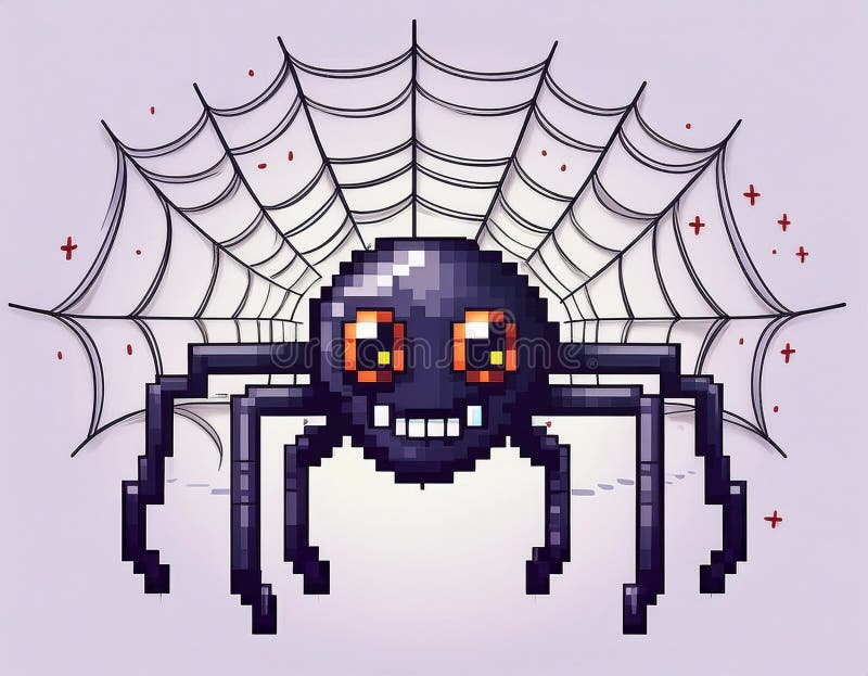 Pixel Art Spider Stock Photos - Free & Royalty-Free Stock Photos from ...