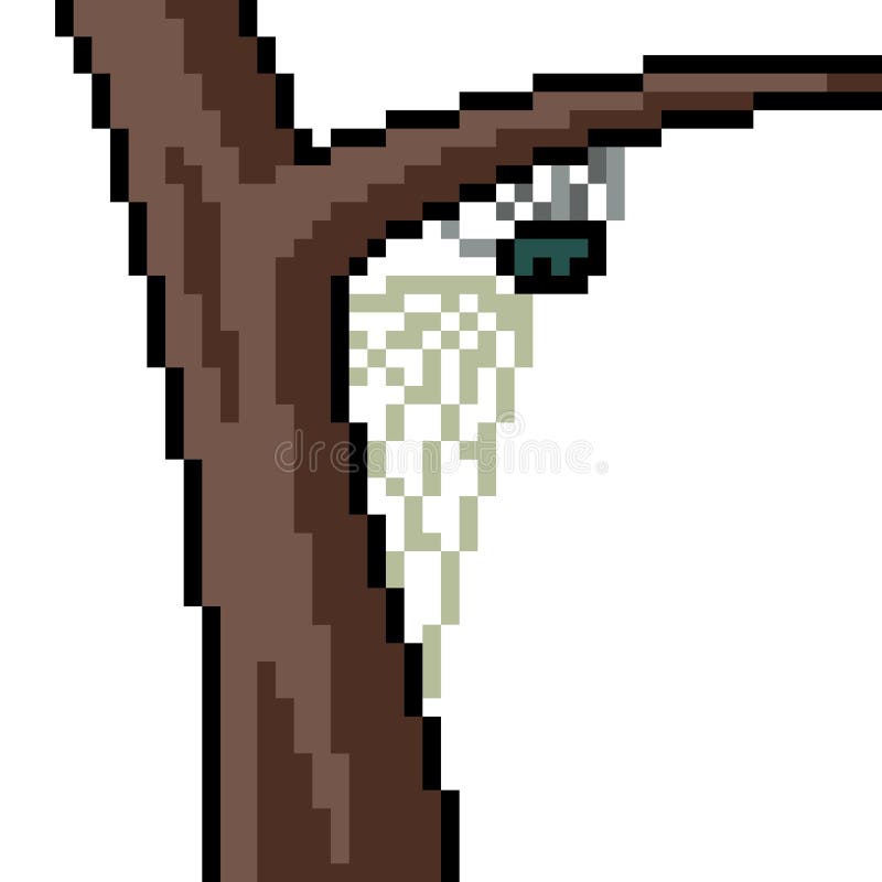 Pixel art spider web tree stock vector. Illustration of pixel - 277408537