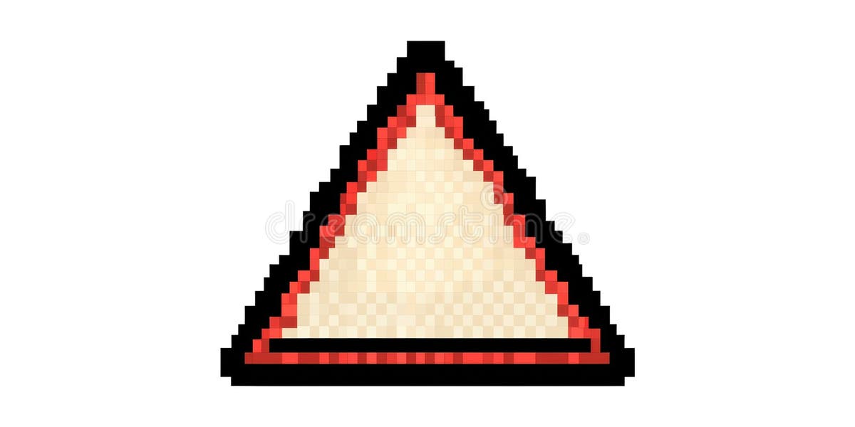 Pixel Art Triangle Stock Illustrations – 32,405 Pixel Art Triangle ...