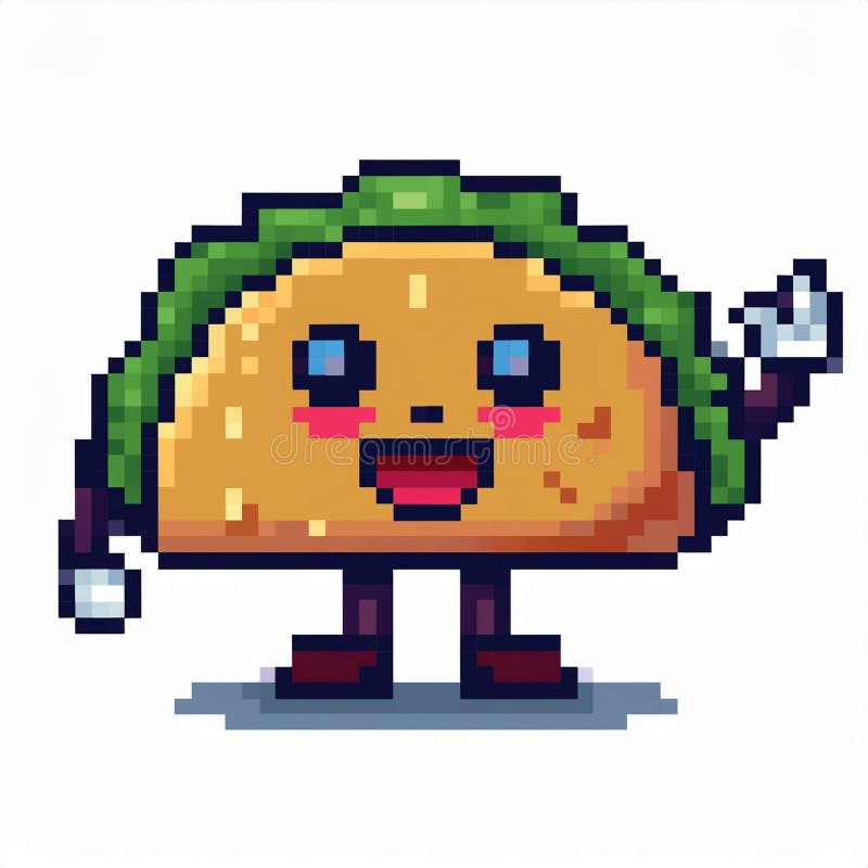 Taco Pixel Art Stock Photos - Free & Royalty-Free Stock Photos from ...
