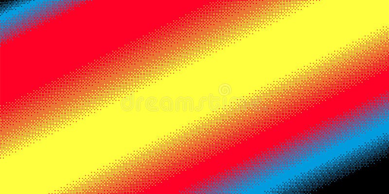 Pixel Art Vibrant Colors Gradient. Dithering Vector Background. Stock ...