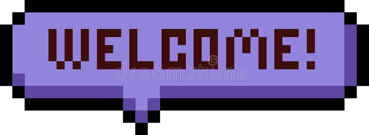 Welcome Pixel Stock Illustrations – 575 Welcome Pixel Stock ...