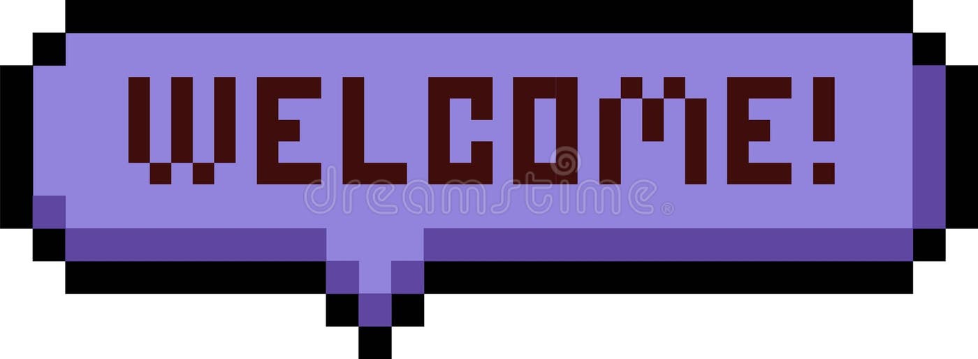 Welcome Pixel Stock Illustrations – 575 Welcome Pixel Stock ...