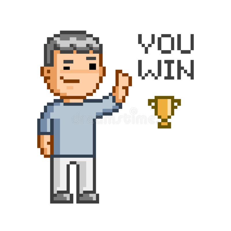 You Win Pixel Art Stock Illustrations – 58 You Win Pixel Art Stock ...