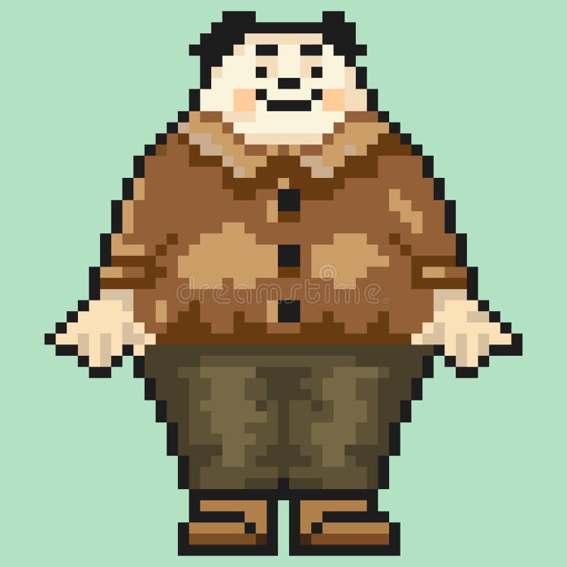 Fat Bald Man Cartoon Character Stock Illustrations – 385 Fat Bald Man ...