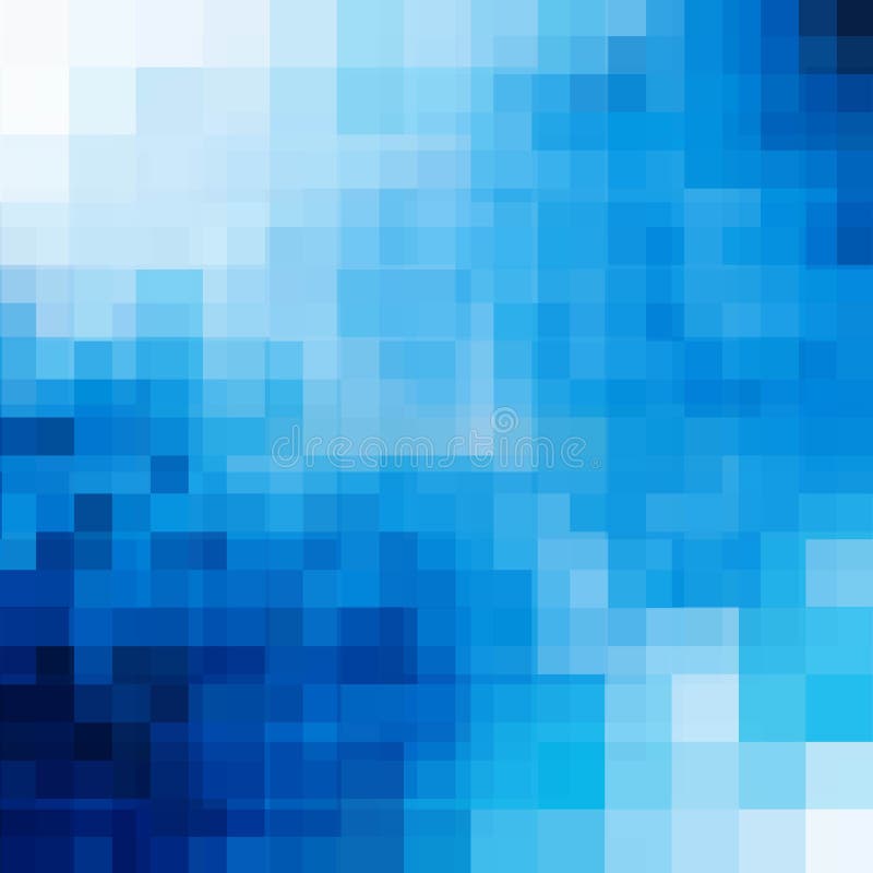 Pixel Background. Abstract Blue Template for Presentation Stock Vector ...