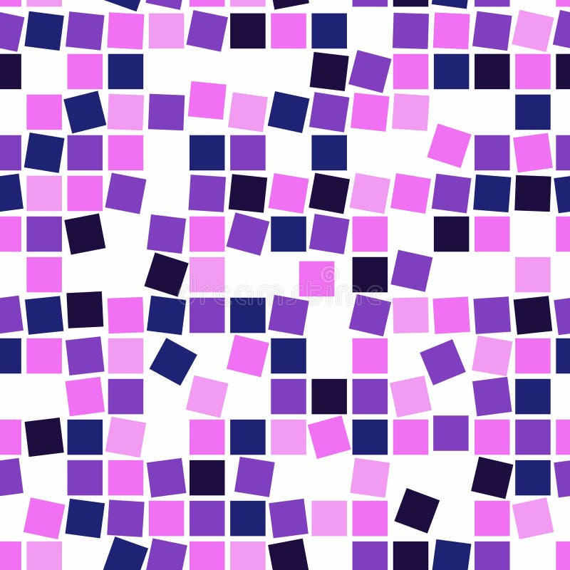 Pixel Background, Abstract Geometric Violet, Blue and White Vector Art ...