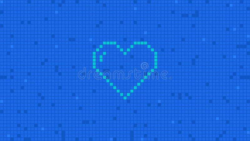 Pixilated Heart Line Stock Illustrations – 7 Pixilated Heart Line Stock ...