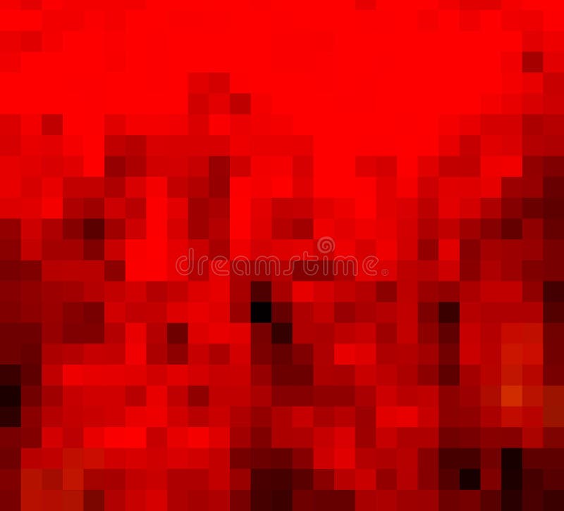 Pixel Background in Red Color Tone. Multi Color Tone of Red Grid ...