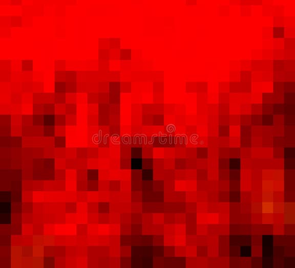 Pixel Background in Red Color Tone. Multi Color Tone of Red Grid ...