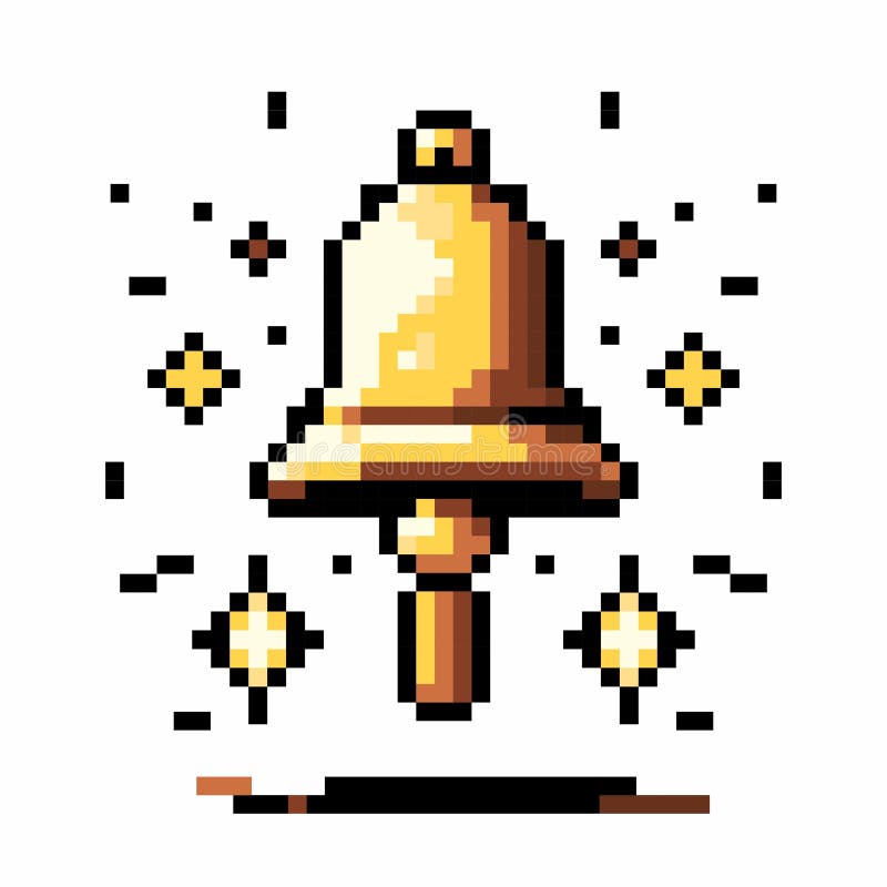 Pixel Bell Stock Illustrations – 1,675 Pixel Bell Stock Illustrations ...