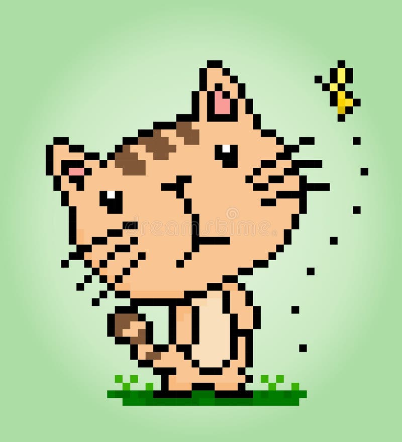 8 Bit Cat Stock Illustrations – 279 8 Bit Cat Stock Illustrations ...