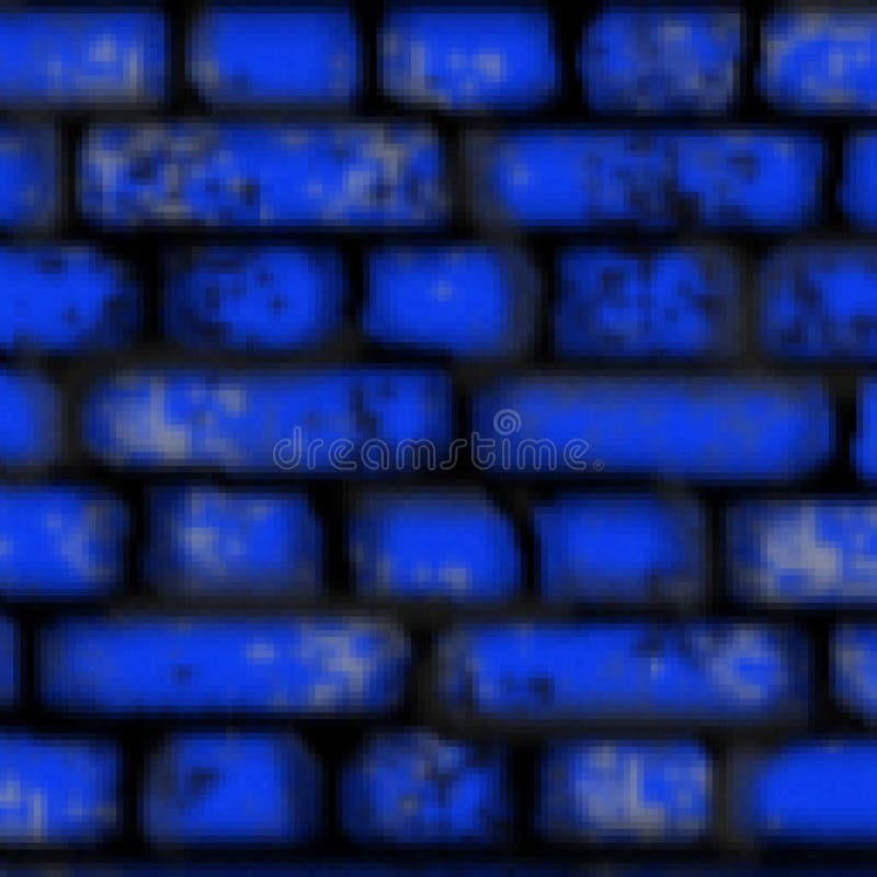 Pixel 8 Bit Drawn Colored Brick Tile Square Pattern Stock Illustration ...