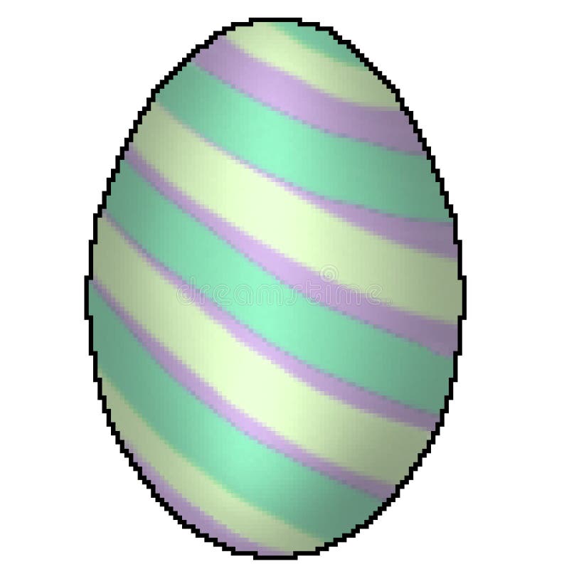 8 Bit Drawn Easter Sunrise with Three Crosses Silhouetted Stock ...