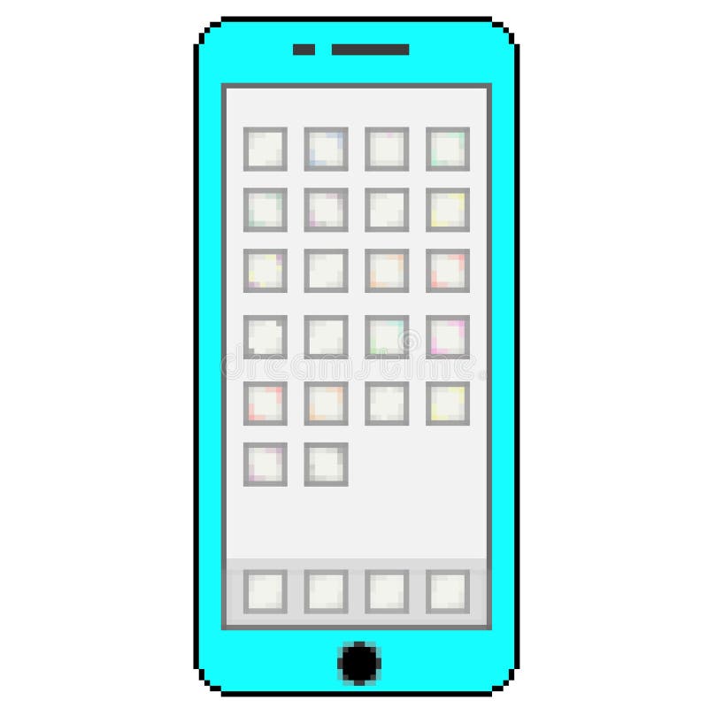 Pixel Art Cell Phone Stock Illustrations – 269 Pixel Art Cell Phone ...