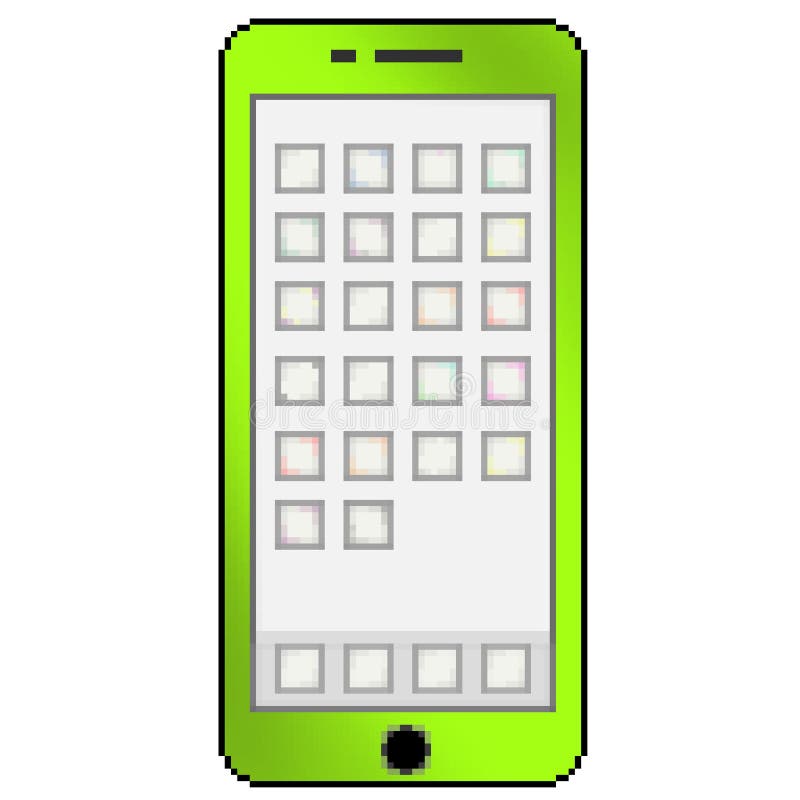 Pixel Art Cell Phone Stock Illustrations – 269 Pixel Art Cell Phone ...