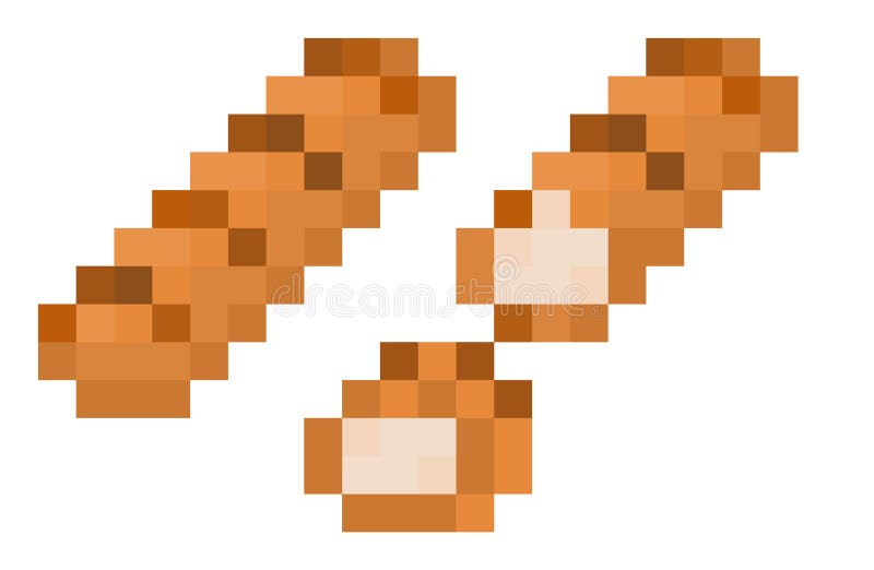 Pixel 8 Bit Loaf of Bread Background - High Res 4k Wallpaper Stock ...
