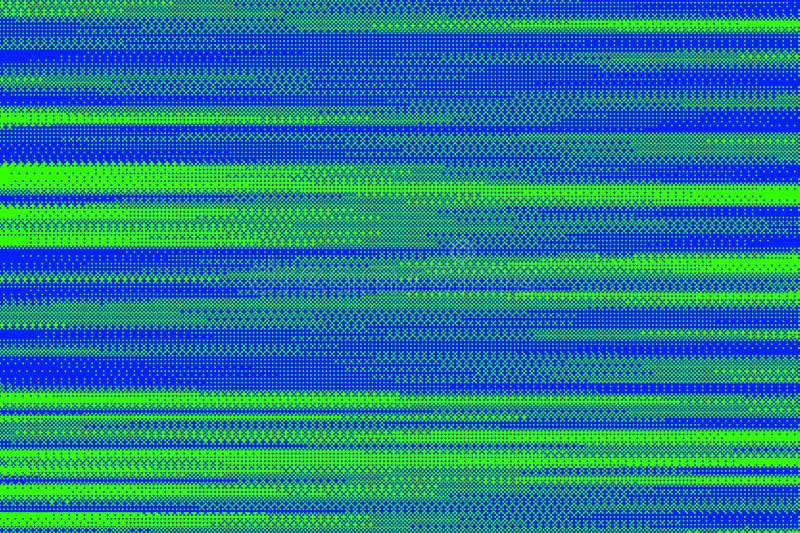 Pixel Bitmap Background with Retro Dotted Pattern. Blue and Green ...