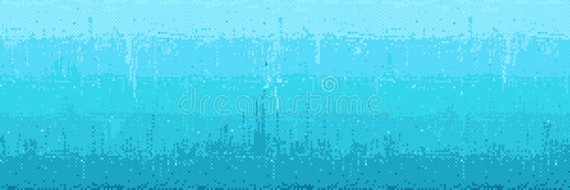 Pixel Bitmap Bg with Dropping Lines Stock Illustration - Illustration ...